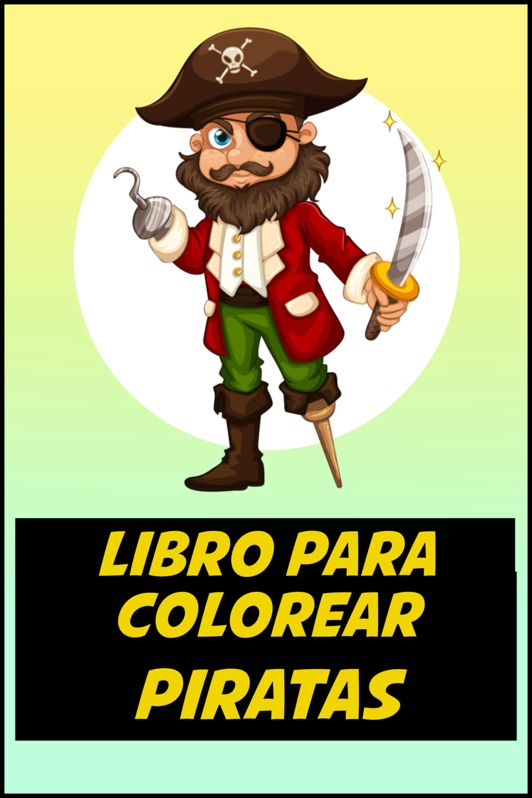 Dibujo Pirata para imprimir y colorear GRATIS