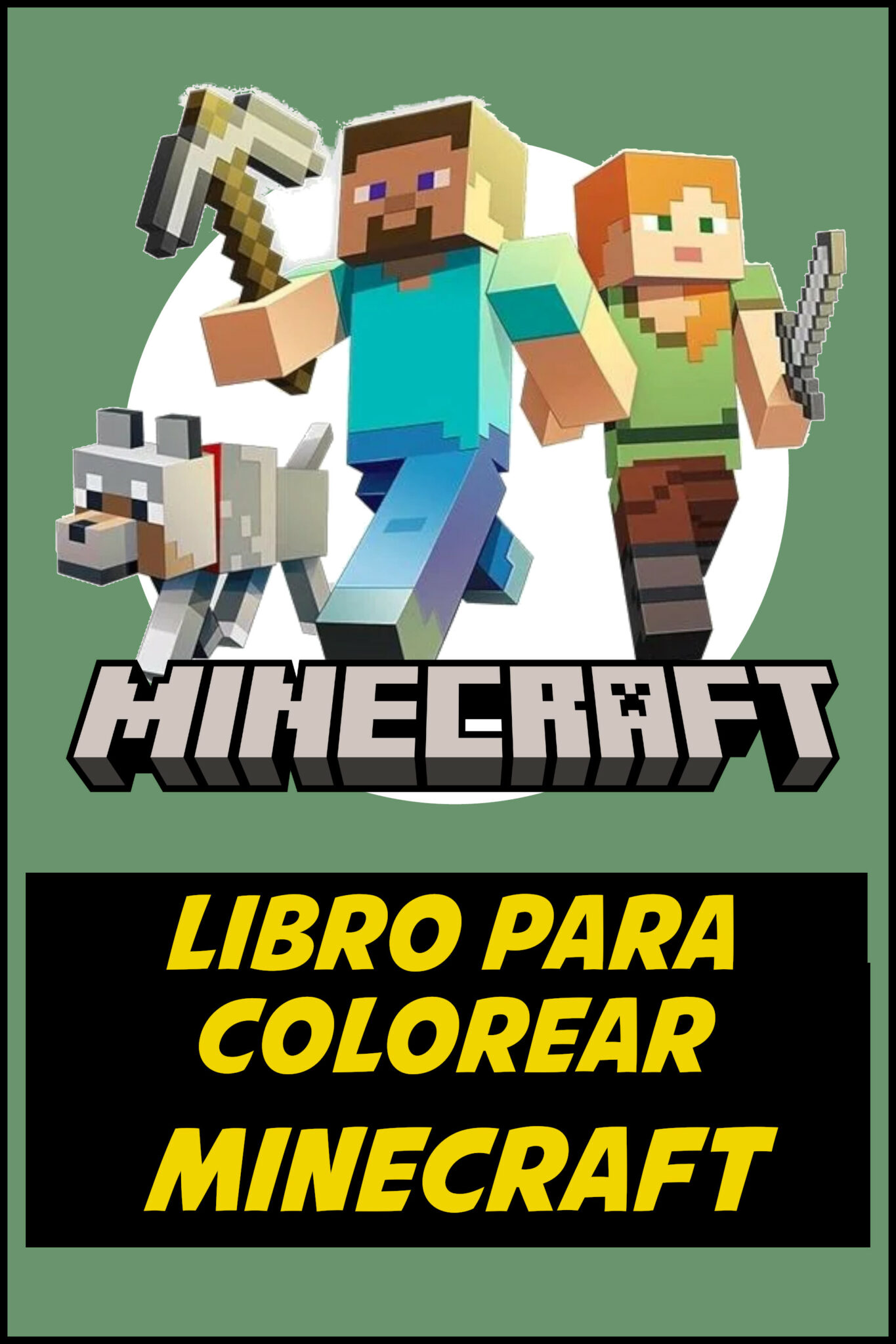 Minecraft para Colorear : Dibujos para imprimir (PDF)